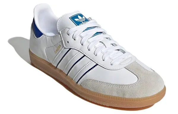 Adidas Samba Og "white Lucid Blue - White/blue
