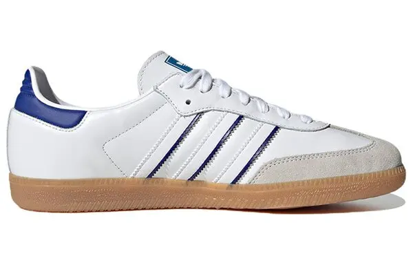 Adidas Samba Og "white Lucid Blue - White/blue