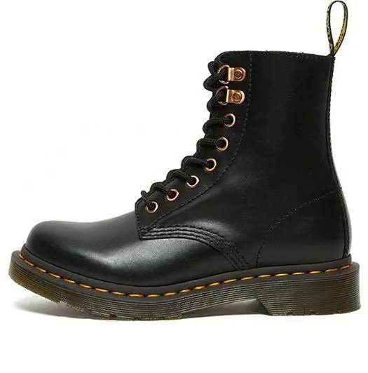 Dr. Martens Pascal Hdw Lace Up Combat Boots - Black