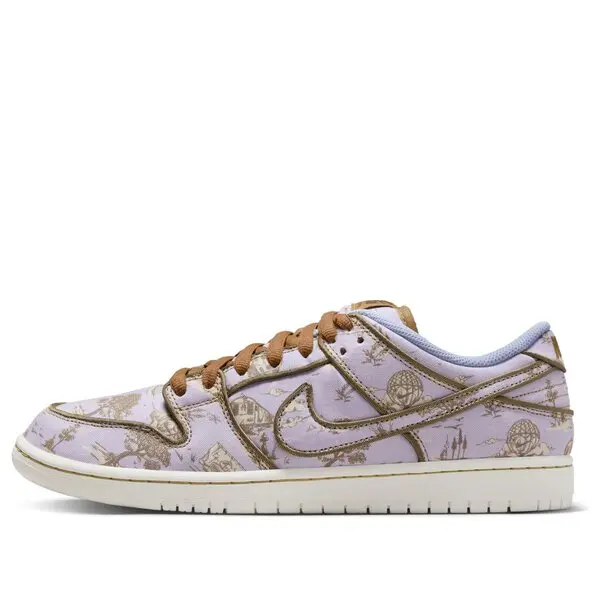 Nike Dunk Low Premium "pastoral Print" Sneakers - Grey/multi-color