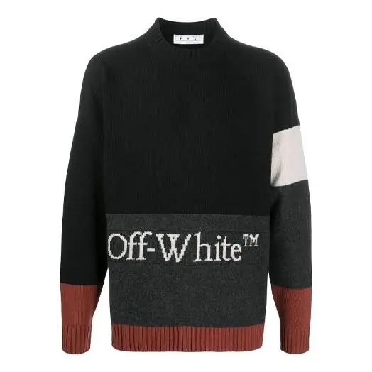Off-White Knit Sweater - Colorblock