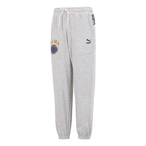 PUMA Team Pants Tr Logo Pants - Grey