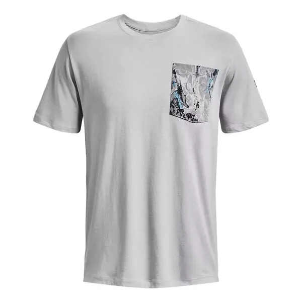 Under Armour Printed Pocket T-shirt - Light Grey