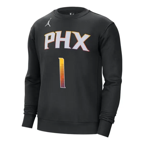 JORDAN Phoenix Suns Courtside Statement Edition Crewneck - Black