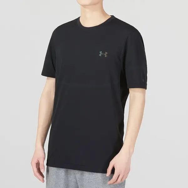 Under Armour Rush Seamless Legacy T-shirt - Black