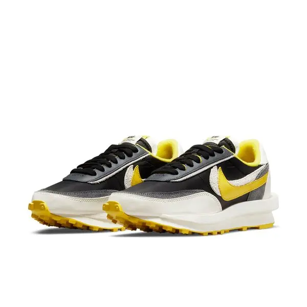 Nike X Sacai X Undercover Ldwaffle "bright Citron" Sneakers - Yellow