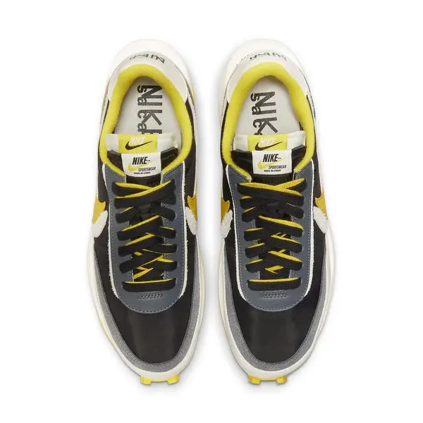 Nike X Sacai X Undercover Ldwaffle "bright Citron" Sneakers - Yellow