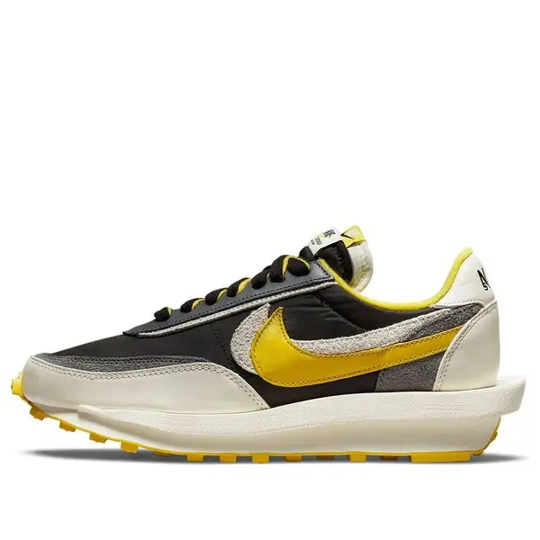 Nike X Sacai X Undercover Ldwaffle "bright Citron" Sneakers - Yellow