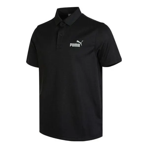 PUMA Essentials Polo Shirt - Black
