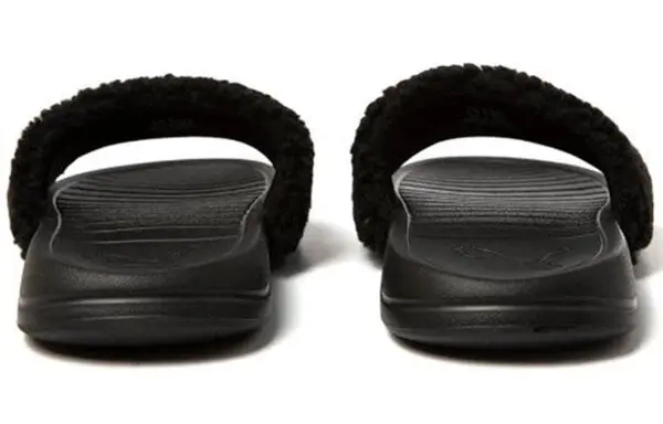 PUMA Popcat 20 Fleece Sliders - Black
