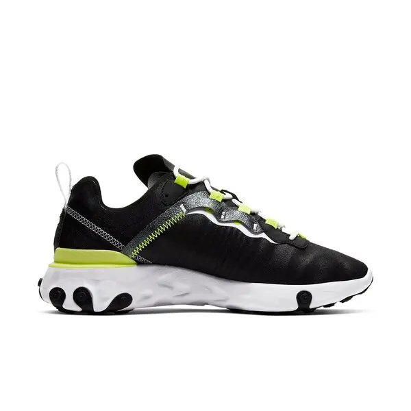 Nike React Element 55 Se Lemon Venom' Sneakers - Black