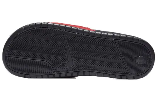 Nike Benassi Jdi Anthracite Slides - Anthracite/university Red