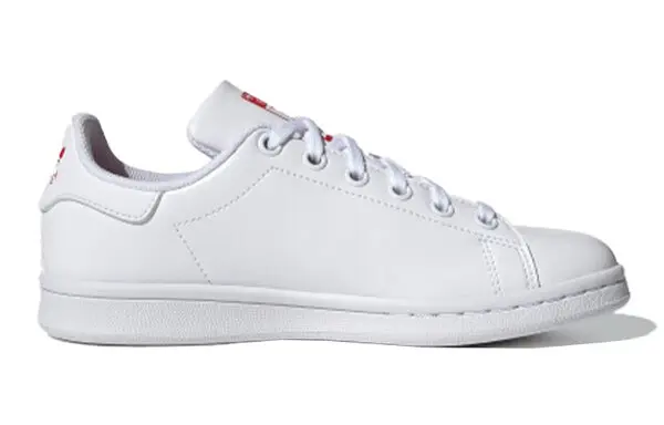 Adidas Stan Smith J Sneakers With Heart Detail