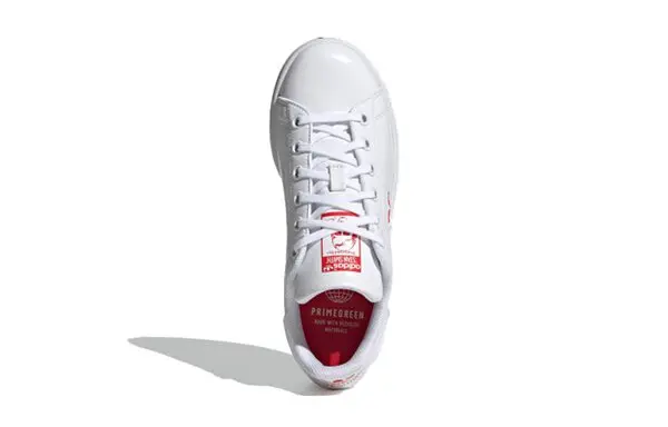 Adidas Stan Smith J Sneakers With Heart Detail
