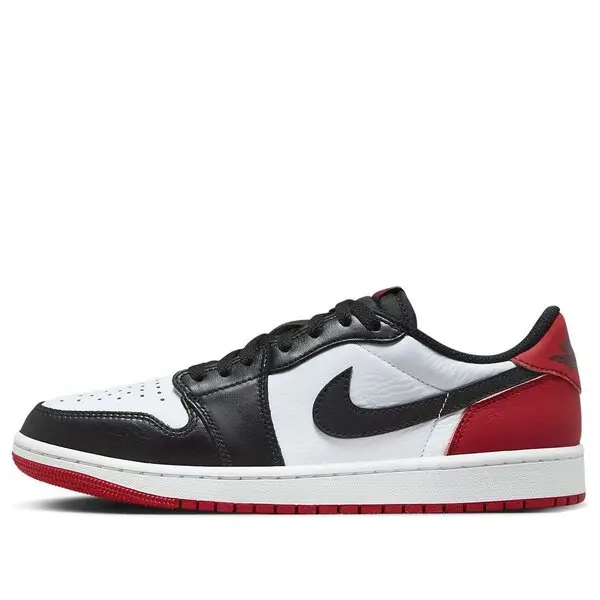 JORDAN Air 1 Retro Low Og - White/black-red