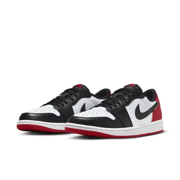 JORDAN Air 1 Retro Low Og - White/black-red