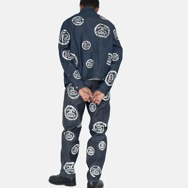 StÜssy X Denim Tears Type 2 Raw Denim Jacket