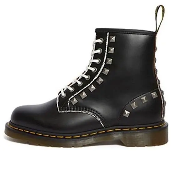 Dr. Martens 1460 Studded Lace-up Boots - Black