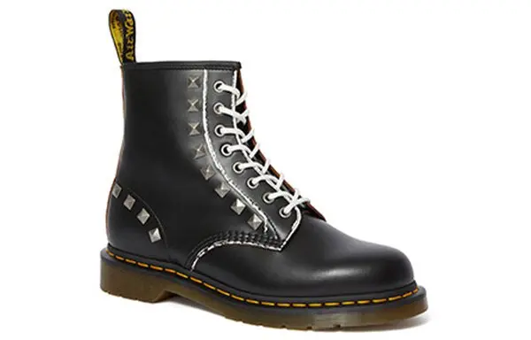 Dr. Martens 1460 Studded Lace-up Boots - Black