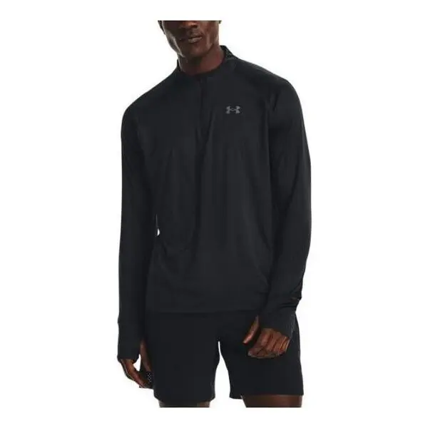 Under Armour Iso-chill Up Pace Zip Top - Black