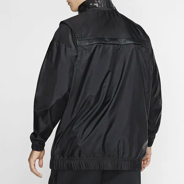 JORDAN Zip-up Sports Jacket - Black