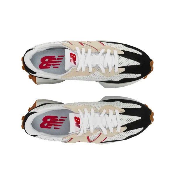 NEW BALANCE 327 Athletic Sneakers - White/red/black