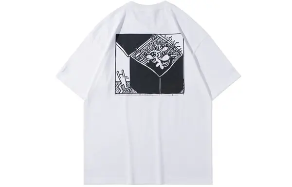 LI-NING X Disney Mickey X Keith Haring Tee 'white Red