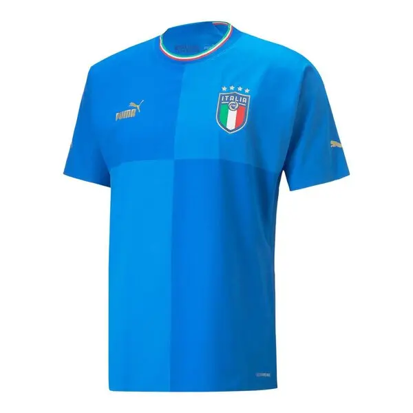 PUMA Ss22 Italy Authentic Home Jersey - Blue