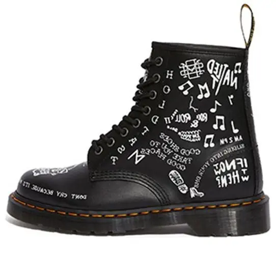Dr. Martens 1460 Scribble Combat Boots