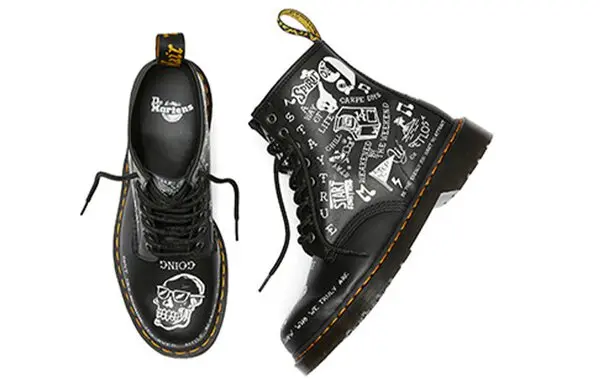 Dr. Martens 1460 Scribble Combat Boots