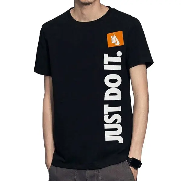 Nike Alphabet Large Logo Sports Short Sleeve
