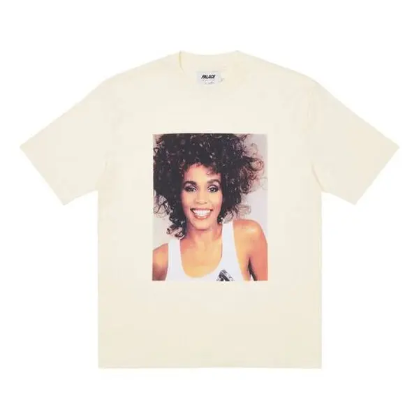 PALACE Character Pattern Round Neck Short Sleeve - White