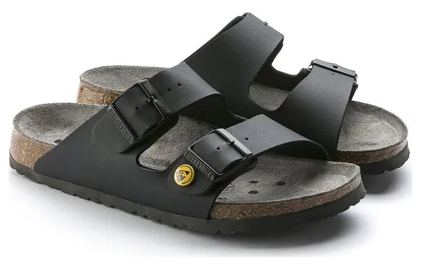 BIRKENSTOCK Arizona Esd Birko-flor Sandals - Black