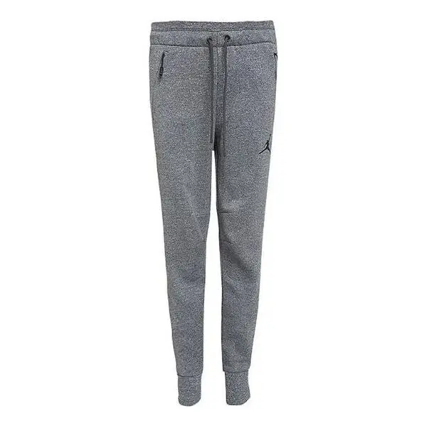 JORDAN Icon Fleece Cuffed Sweatpants - Grey