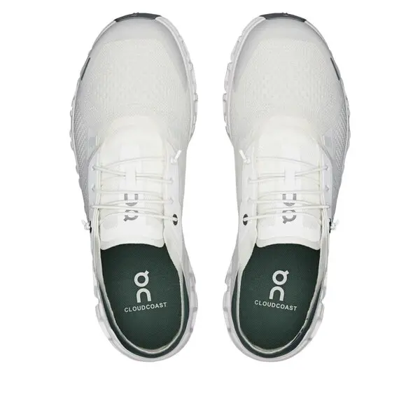 On Cloud 6 Coast Sneakers - Ivory/olive