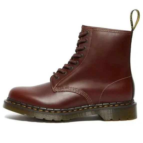 Dr. Martens 1460 Abruzzo Leather Ankle Boots - Brown