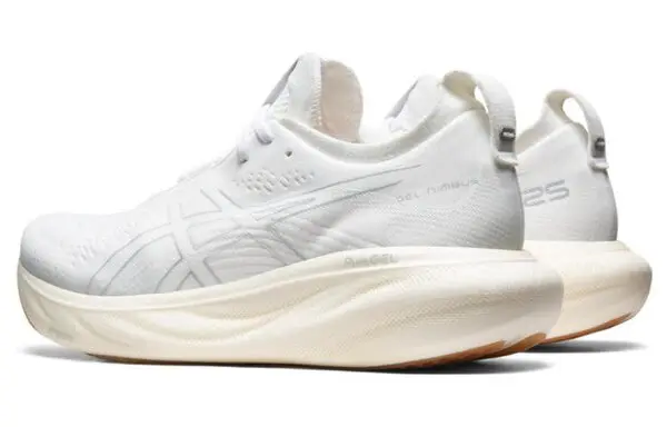 Asics Gel-nimbus 25 Athletic Sneakers - White/silver