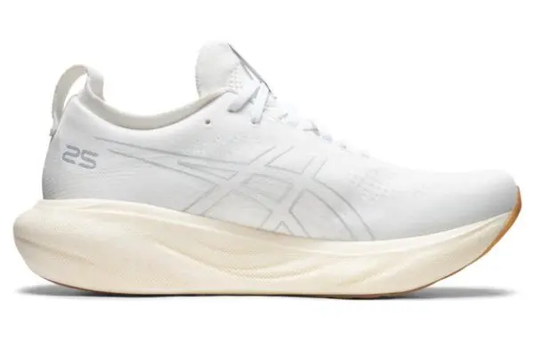 Asics Gel-nimbus 25 Athletic Sneakers - White/silver