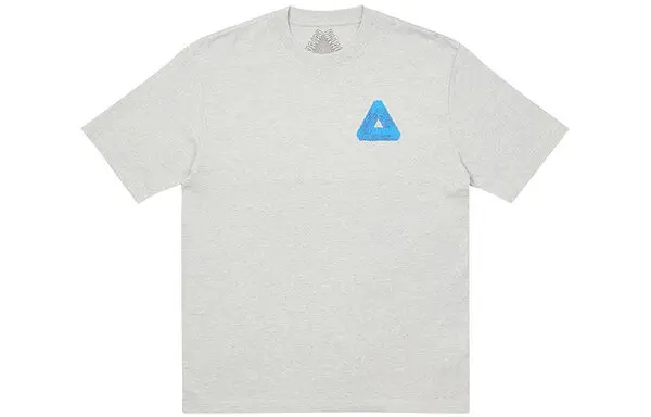 PALACE Tri-slime T-shirt Logo Blue Short Sleeve Gray - Grey