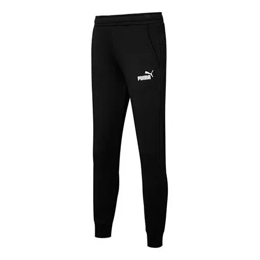 PUMA Ess Logo Pants Fl Cl Pants - Black