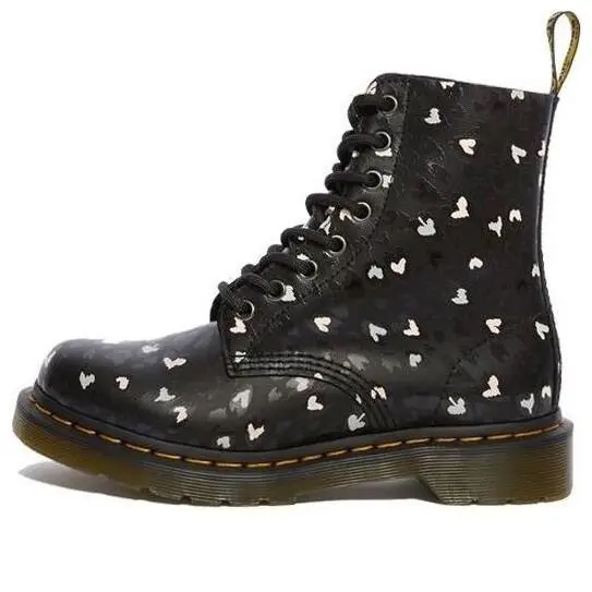 Dr. Martens 1460 Pascal Herz Ankle Boots - Black