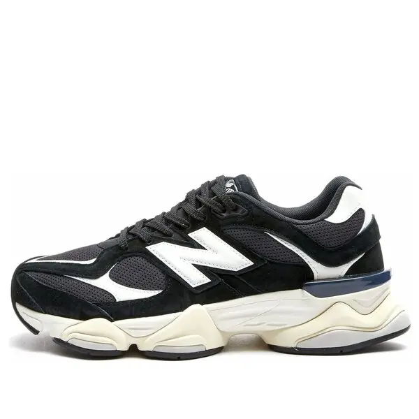 NEW BALANCE 9060 Lace-up Athletic Sneakers - Black/blacktop/white