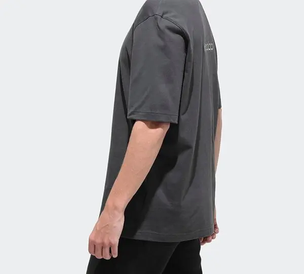 Adidas Originals Embroidered Logo Short Sleeve Gray