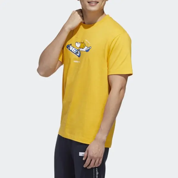 Adidas Neo Crossover Printing Sports Short Sleeve
