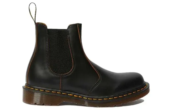 Dr. Martens 2976 Vintage Made In England Chelsea Boots - Black