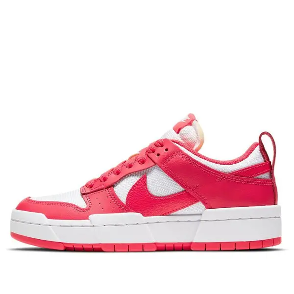 Nike Dunk Low Disrupt "siren Red" Sneakers - White/red