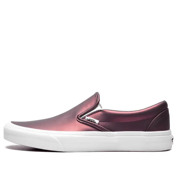 VANS Classic Slip-on Metallic Sneakers - Red