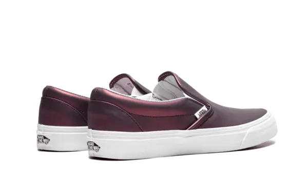 VANS Classic Slip-on Metallic Sneakers - Red