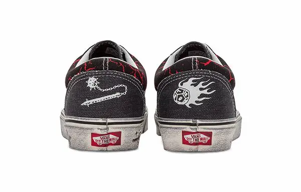 VANS Stranger Things X Style 36 'hellfire Club' Sneakers - Black/red