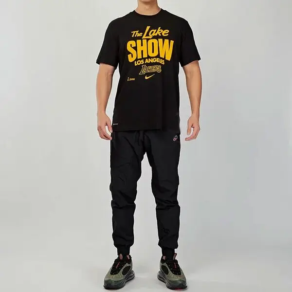 Nike Los Angeles Lakers Dri-fit Short Sleeve Tee